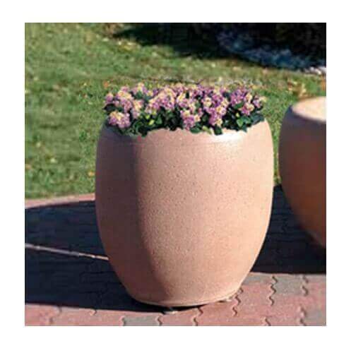 24" Commercial Round Concrete Planter - Furniture Leisure