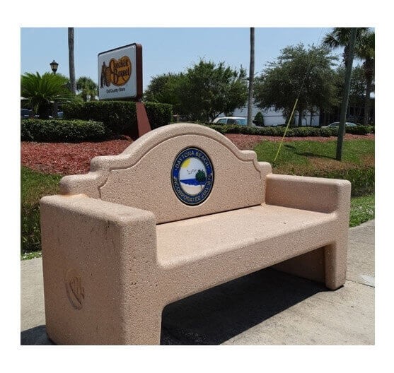Custom‑Logo Westlake Concrete Bench - Furniture Leisure