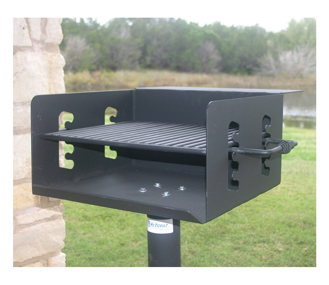 360 Sq. In. Outdoor Park Grill with 2 3/8" Steel Tube Frame - Furniture ...