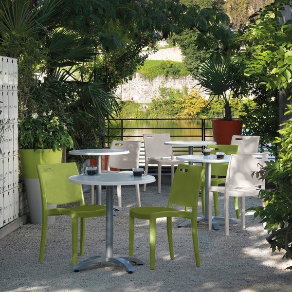 Metro Commercial Grade Plastic Resin Dining Chair - Furniture Leisure