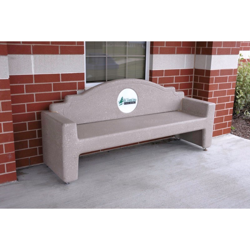 Custom‑Logo Westlake Concrete Bench - Furniture Leisure