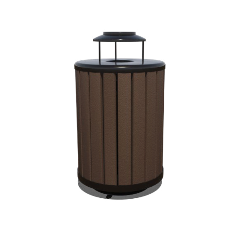 32‑Gallon Arches Recycled Plastic Trash Can – Furniture Leisure