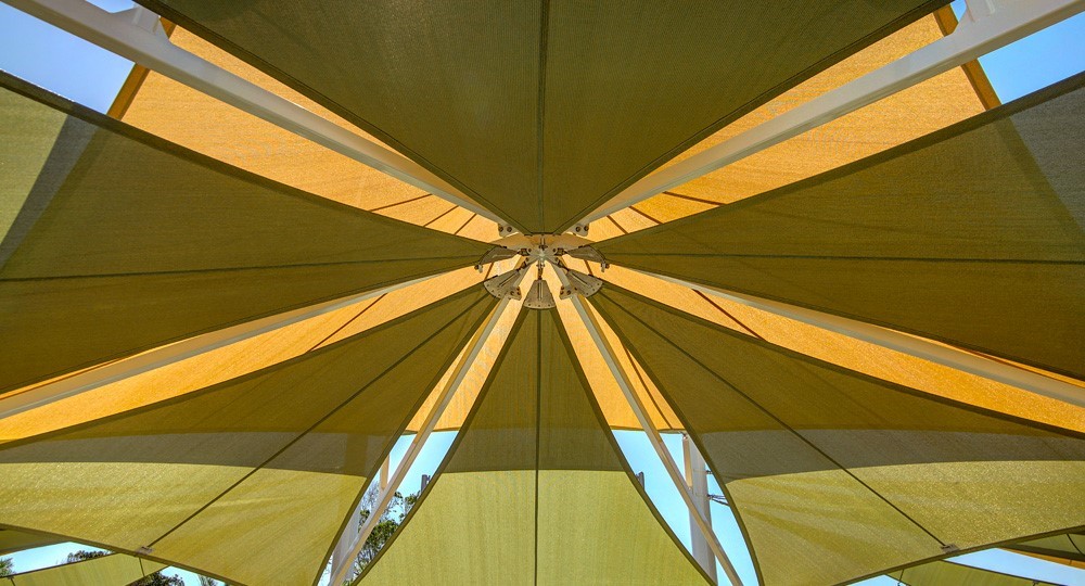 Multi-Level Custom Sail Shade Structure – Furniture Leisure