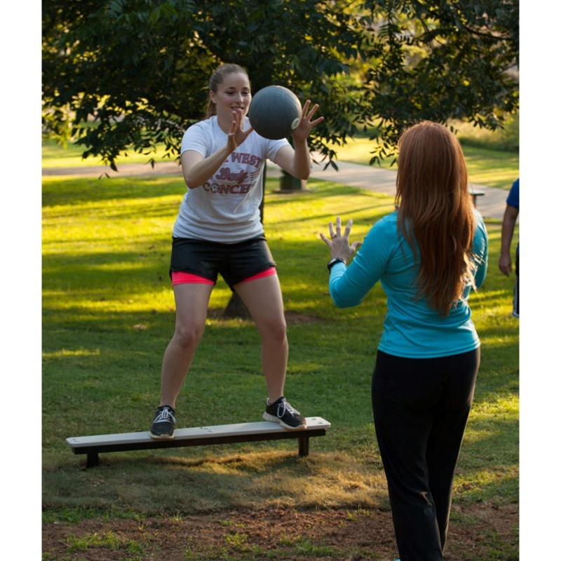 Balance Plank Station with Slip-Resistant Surface - Furniture Leisure