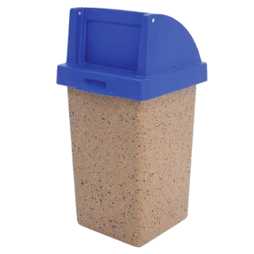Concrete Trash Receptacles | Commercial Concrete Trash Cans | Heavy ...