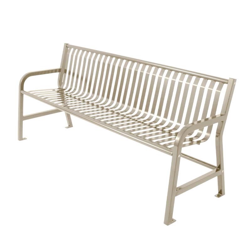 6 Ft Plaza Thermoplastic Metal Bench – Furniture Leisure