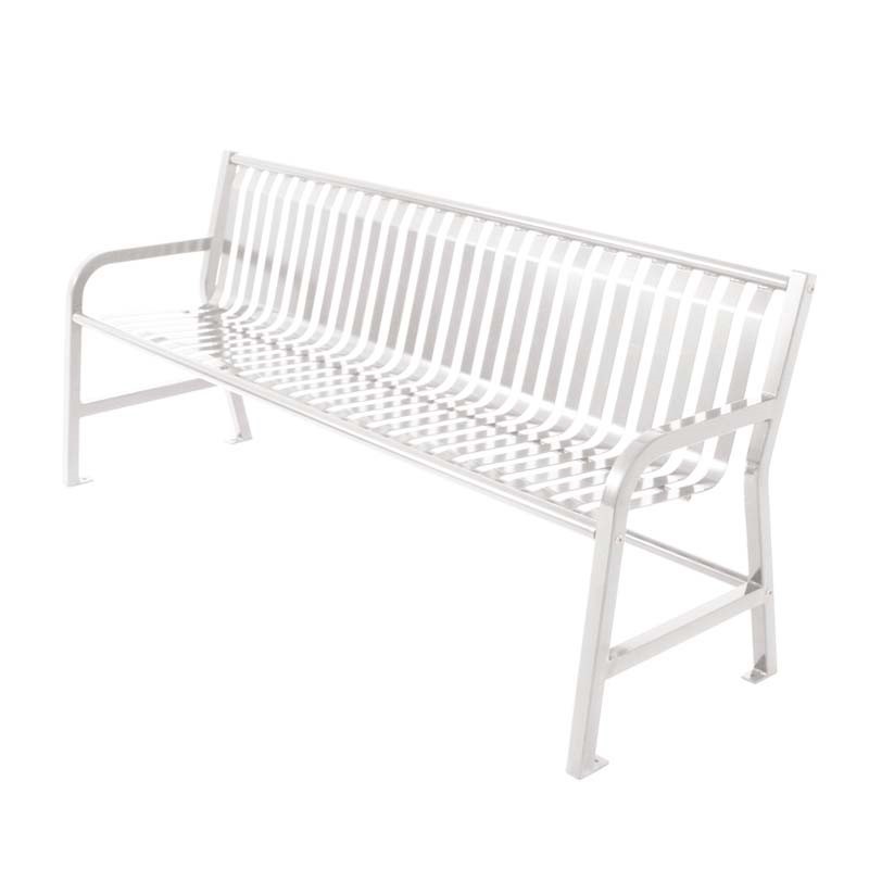 6 Ft Plaza Thermoplastic Metal Bench – Furniture Leisure