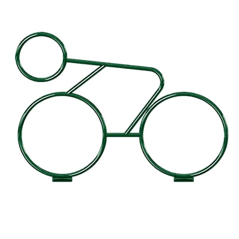 Custom Racer Bike Rack - 1.3" Powder Coated Steel - Furniture Leisure