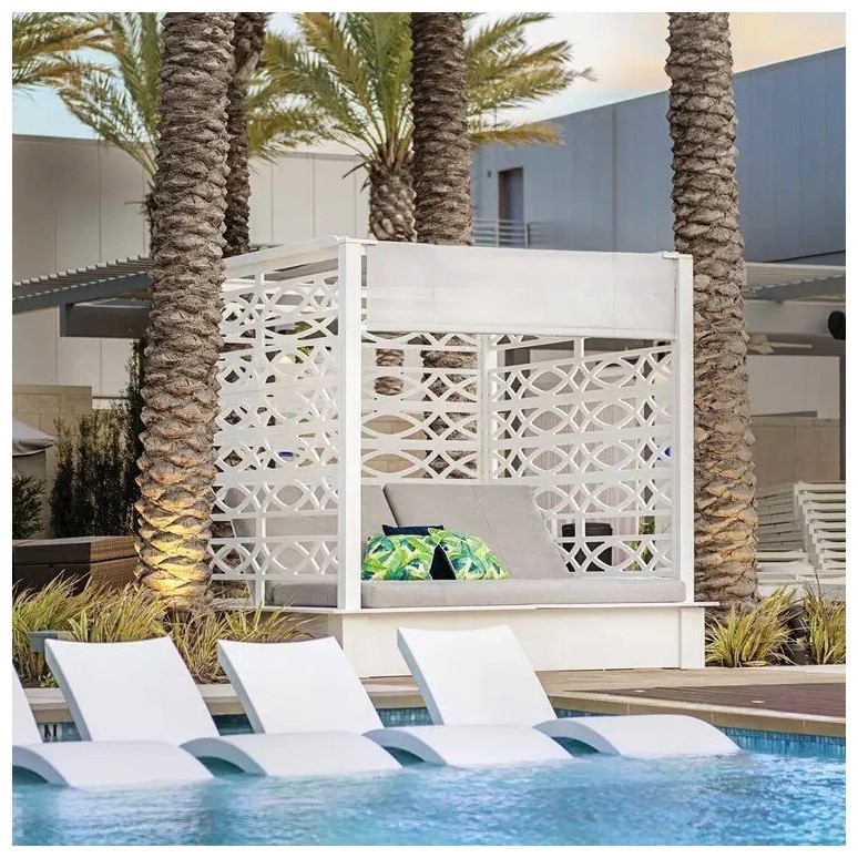 Shift Daybed Cabana: Reclining Pool Escape - Furniture Leisure