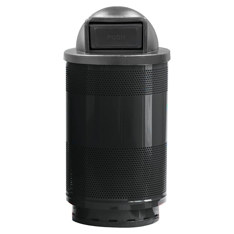 55‑Gal Stadium Steel Trash Receptacle – Furniture Leisure