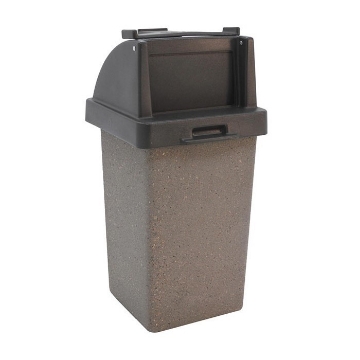 Concrete Trash Receptacles | Commercial Concrete Trash Cans | Heavy ...