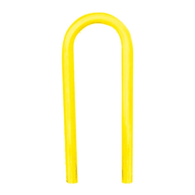 3 Space Single Loop Bike Rack, Galvanized Steel - Furniture Leisure