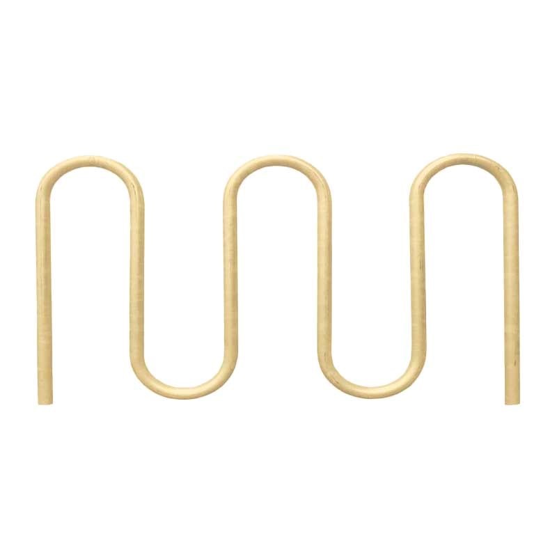 7 Space Loop Bike Rack, Galvanized Steel - Furniture Leisure