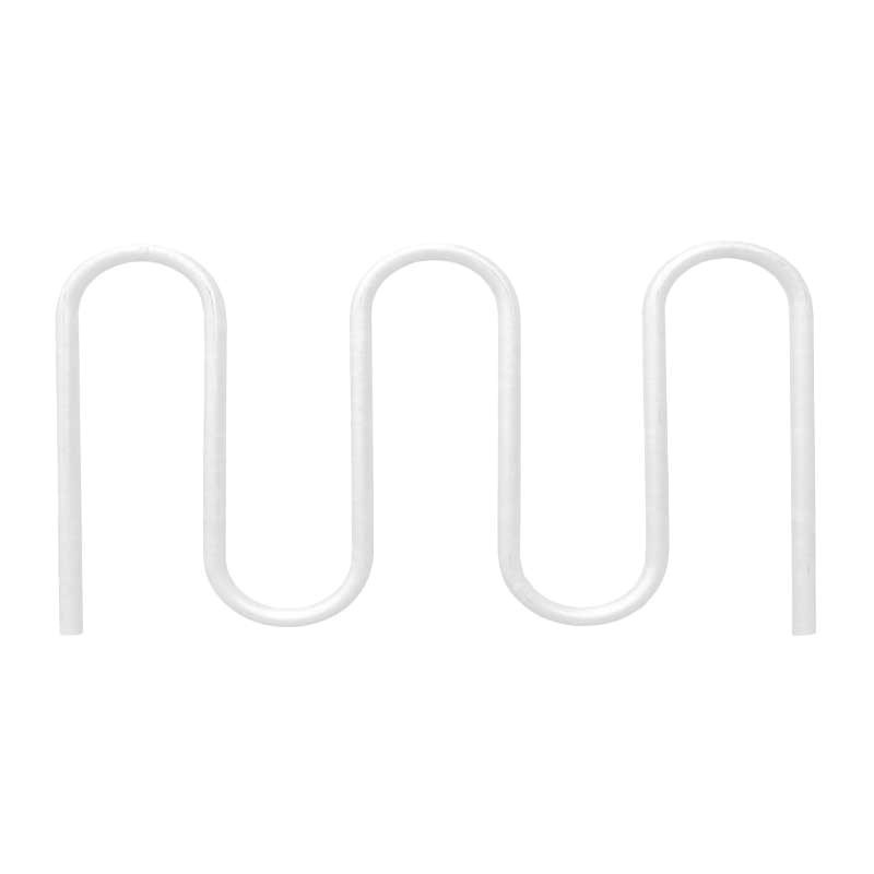 7 Space Loop Bike Rack, Galvanized Steel - Furniture Leisure