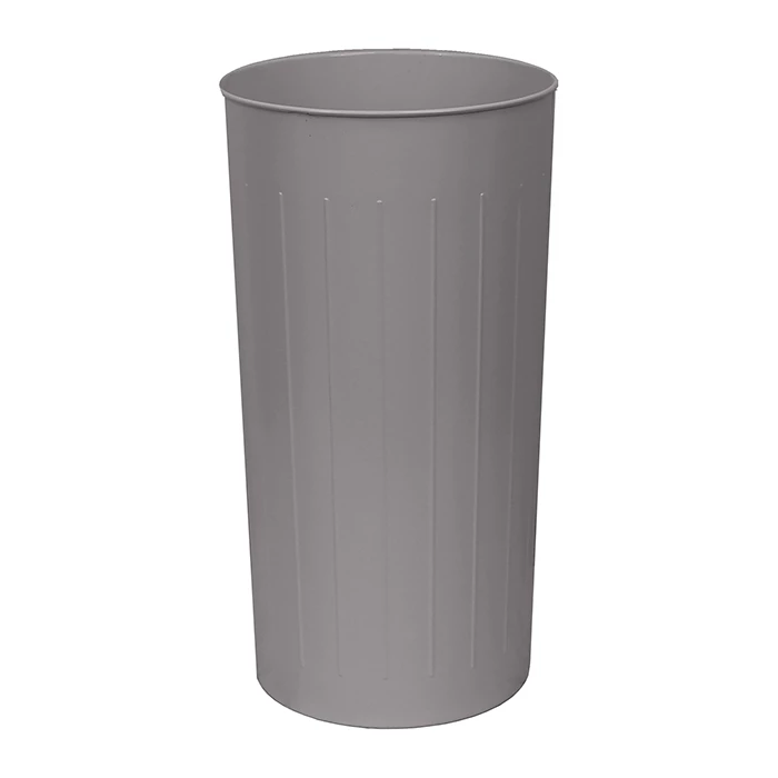 80‑Quart Galvanized Steel Wastebasket – Furniture Leisure
