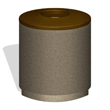 Concrete Trash Receptacles | Commercial Concrete Trash Cans | Heavy ...