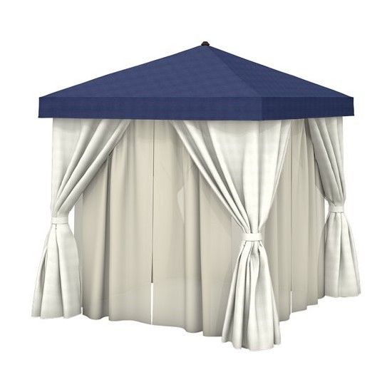12' Square Cabana w/ No Vent - Furniture Leisure