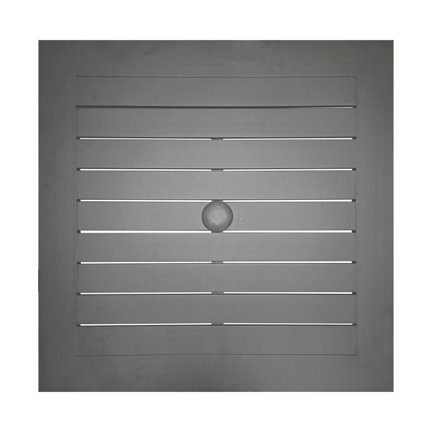 Sigma 34" Square Aluminum Dining Table – Furniture Leisure