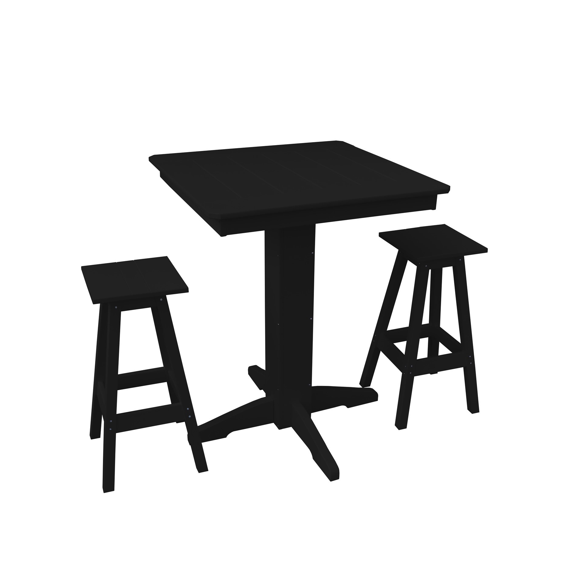 Bar Table Set w/ Barstools - Furniture Leisure