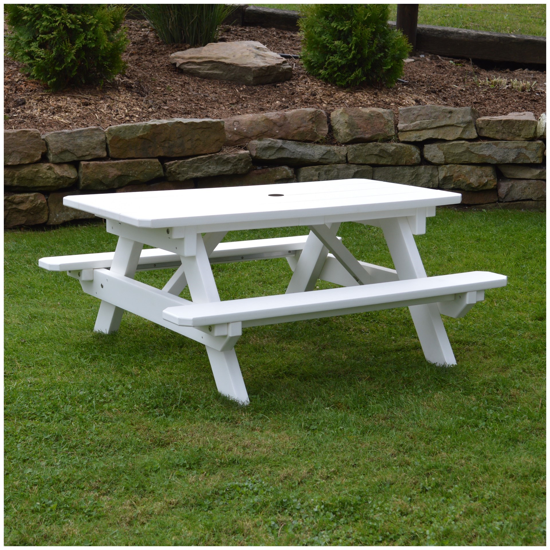 Elementary Poly Recycled Plastic Picnic Table – Furniture Leisure