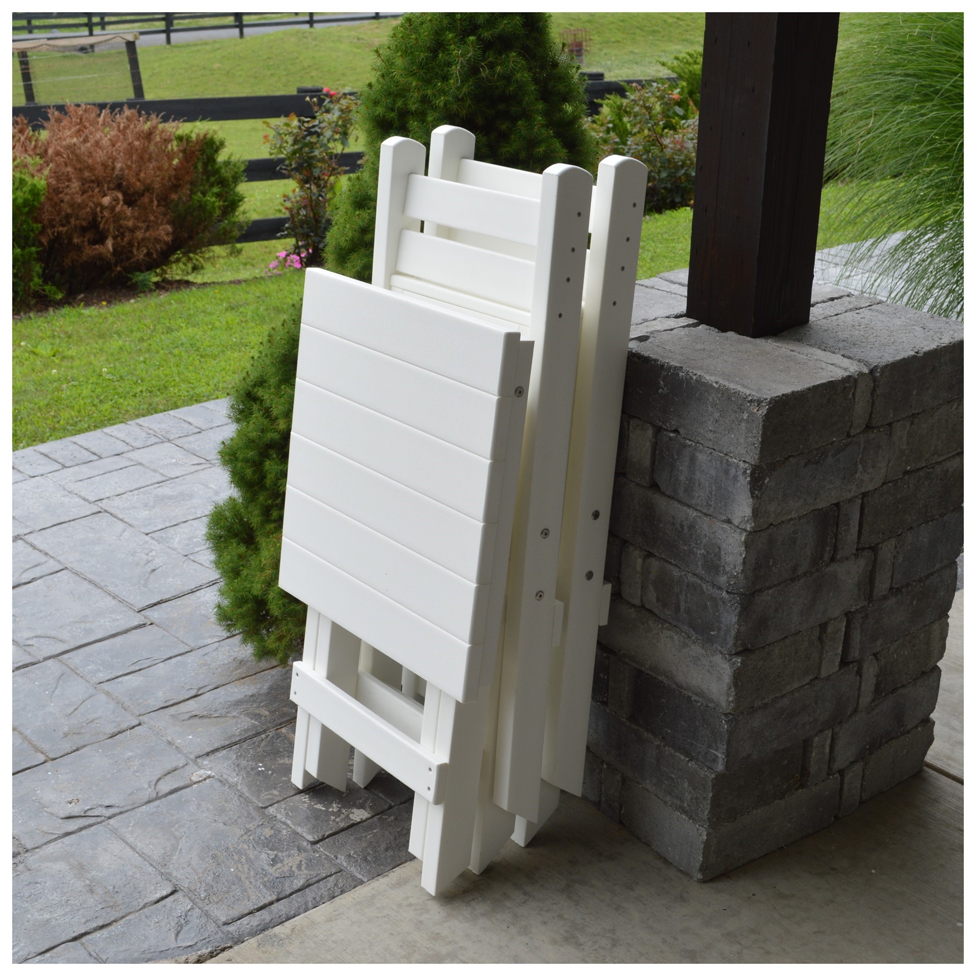 Square Coronado Folding Bistro Set - Furniture Leisure