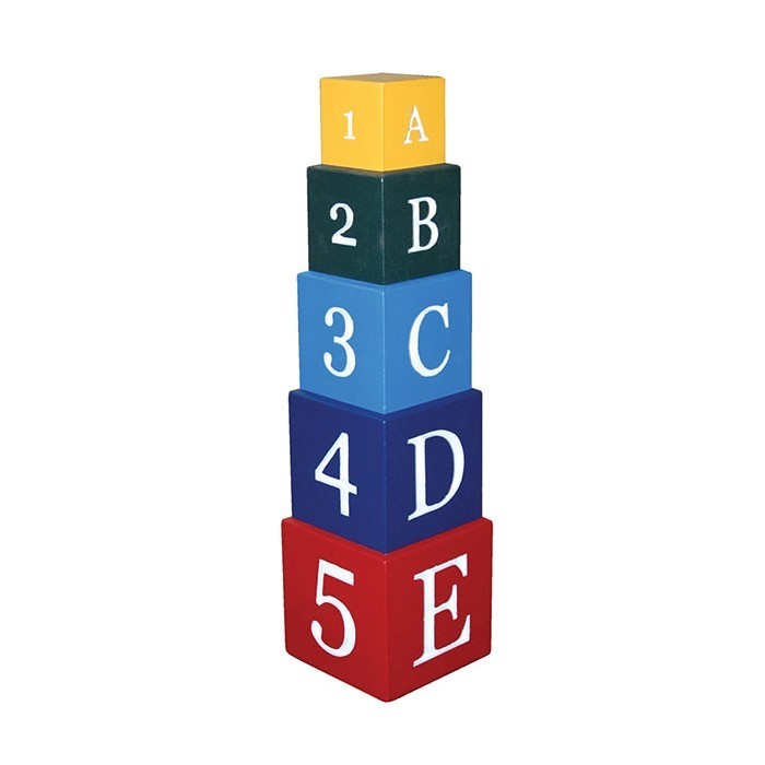 Stacking Block Tower Elementary Bollard - Furniture Leisure