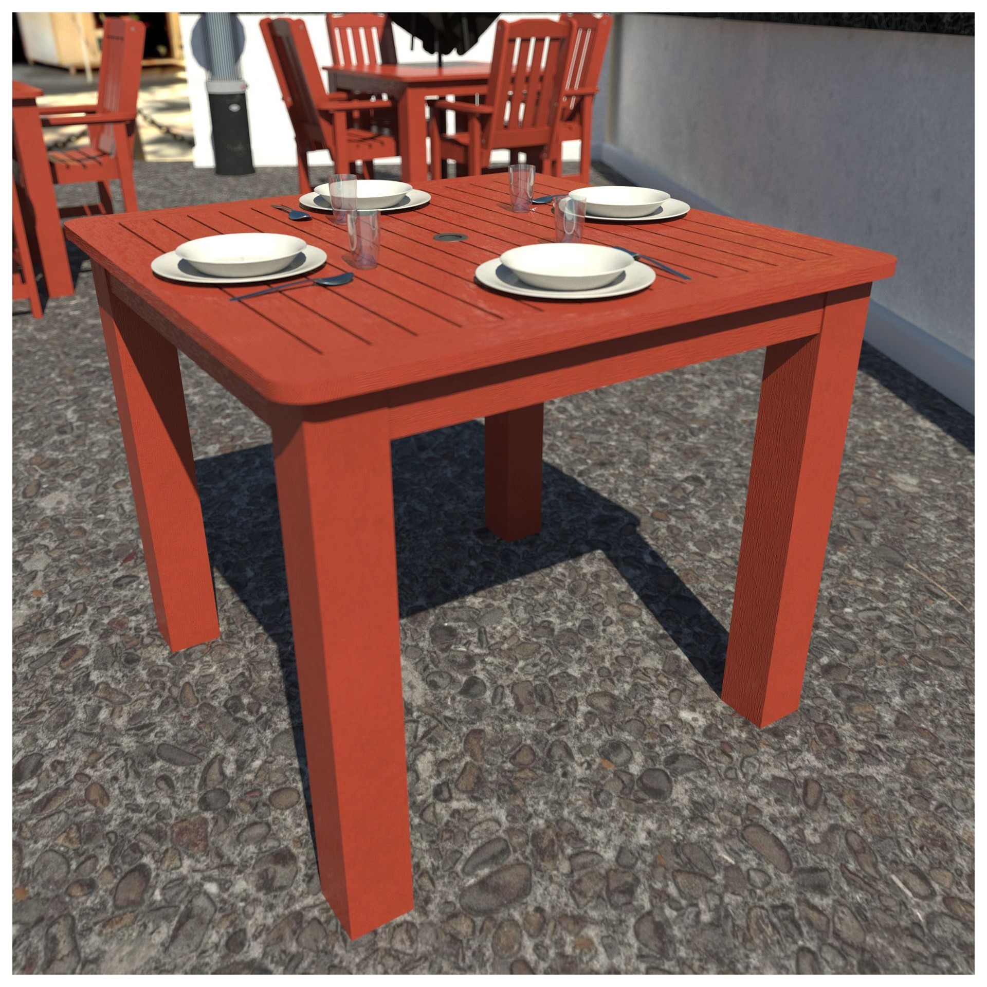 42″ Square Homestead Counter Height Patio Table – Furniture Leisure