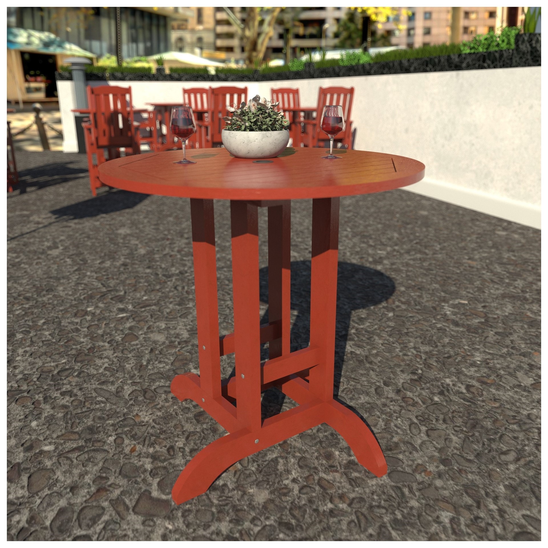 36″ Round Homestead Counter-Height Patio Table – Furniture Leisure