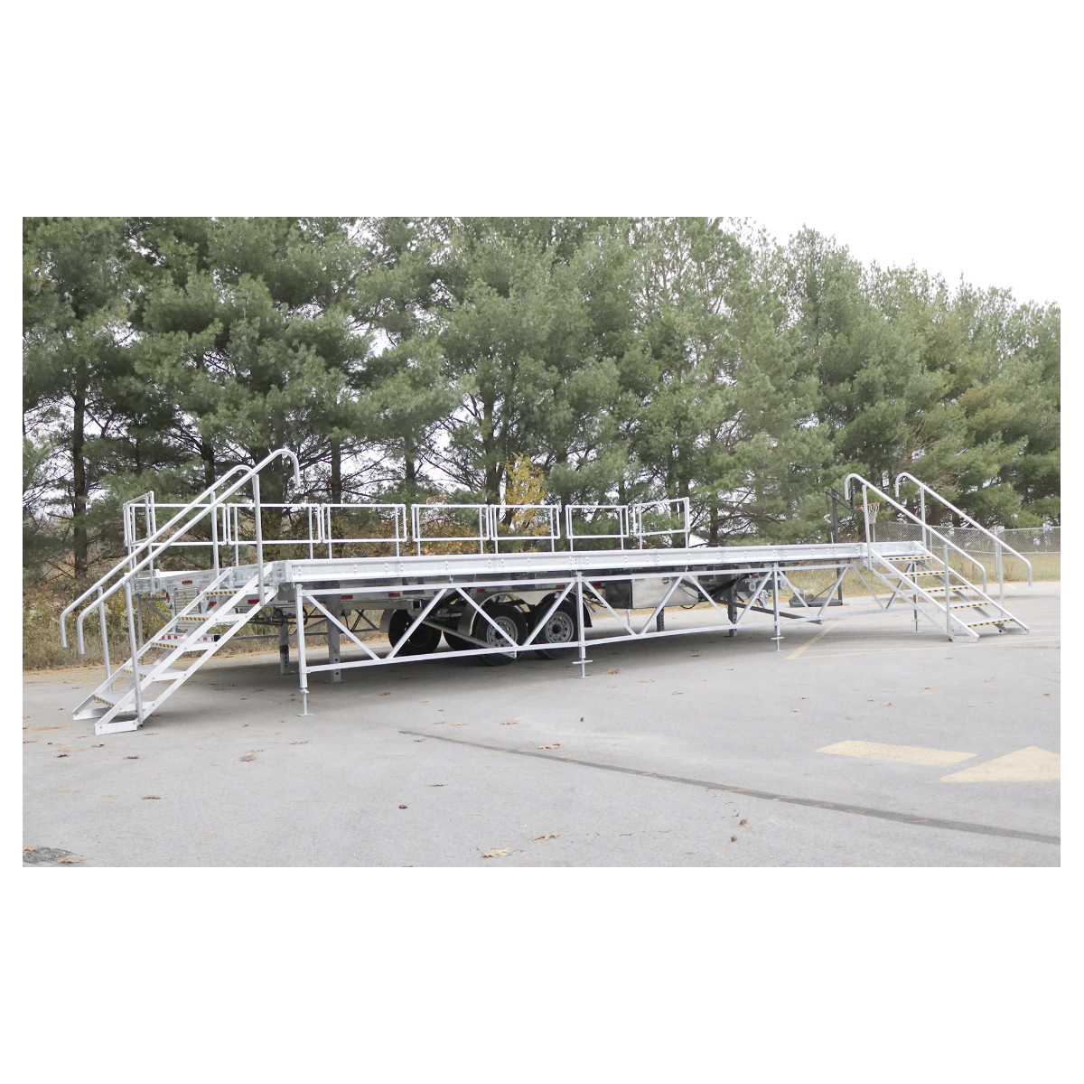 30′ x 20′ Towable Aluminum Stage - Furniture Leisure