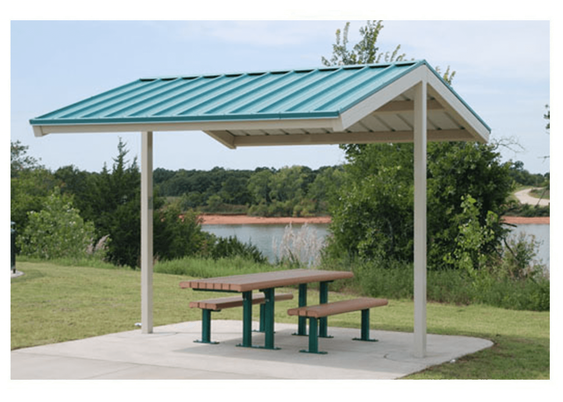 All-Steel Gable Mini Shelter – Surface Mount – Furniture Leisure