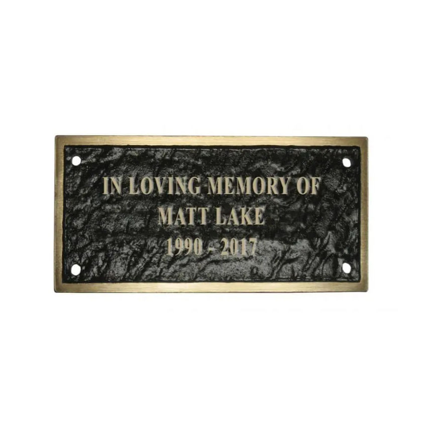 Custom Cast Bronze Plaque – Furniture Leisure