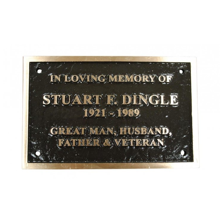 Custom Cast Bronze Plaque – Furniture Leisure