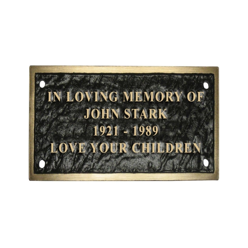 Custom Cast Bronze Plaque – Furniture Leisure