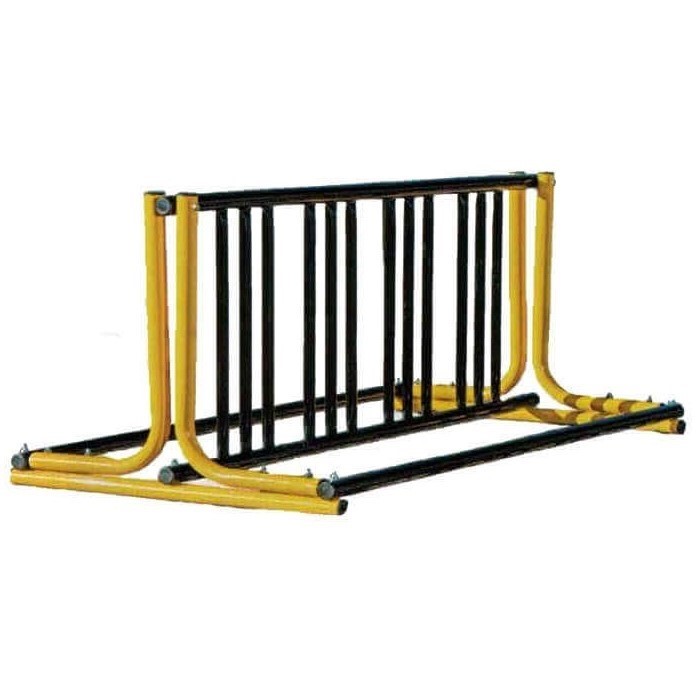 Standard 14-18 Space "J" Style Grid Style Bike Rack, Galvanized Steel ...