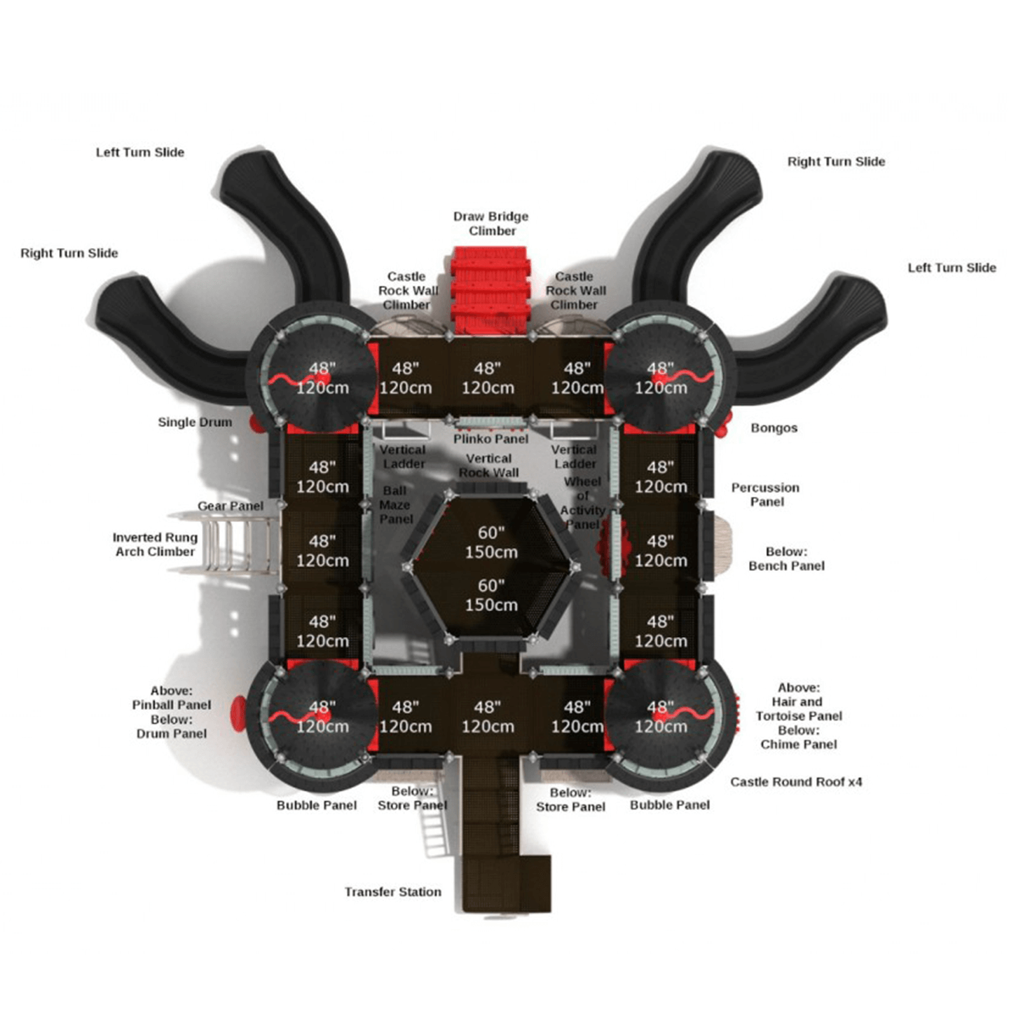 Castle Grey Maw Play – Furniture Leisure
