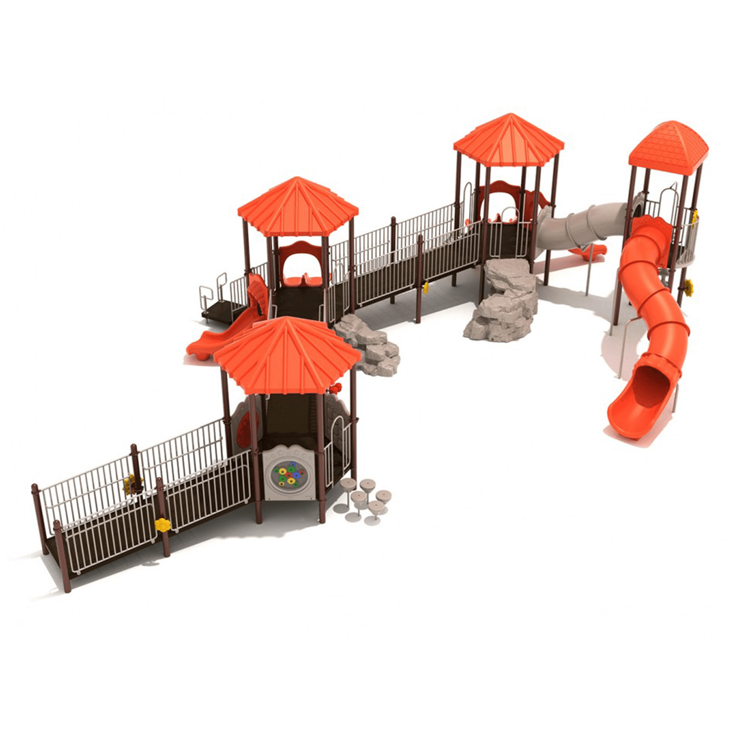 Riverbend Run Commercial ADA Ramp Playground Equipment - Ages 5 to 12 ...