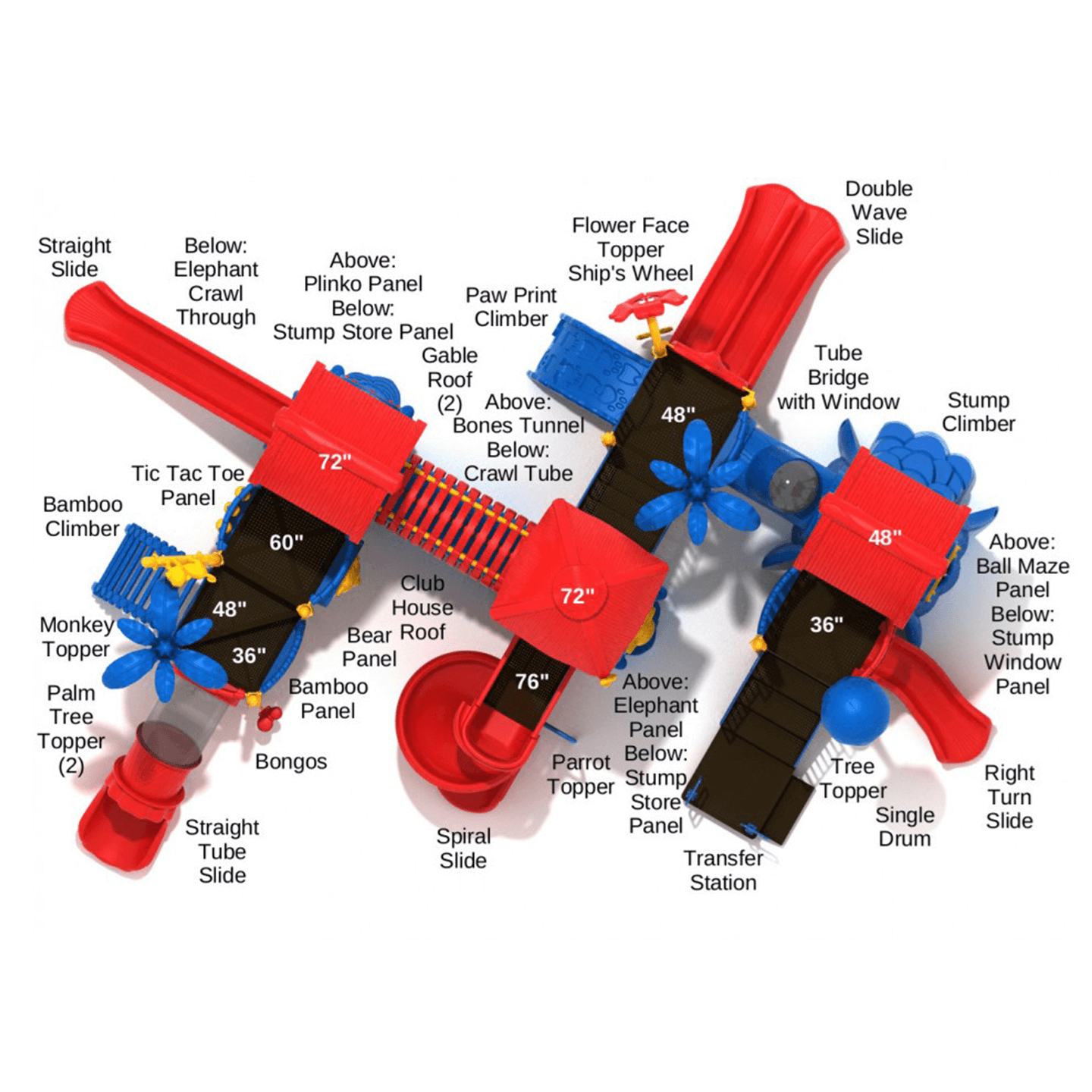 Leaping Lion Playground Structure – Furniture Leisure