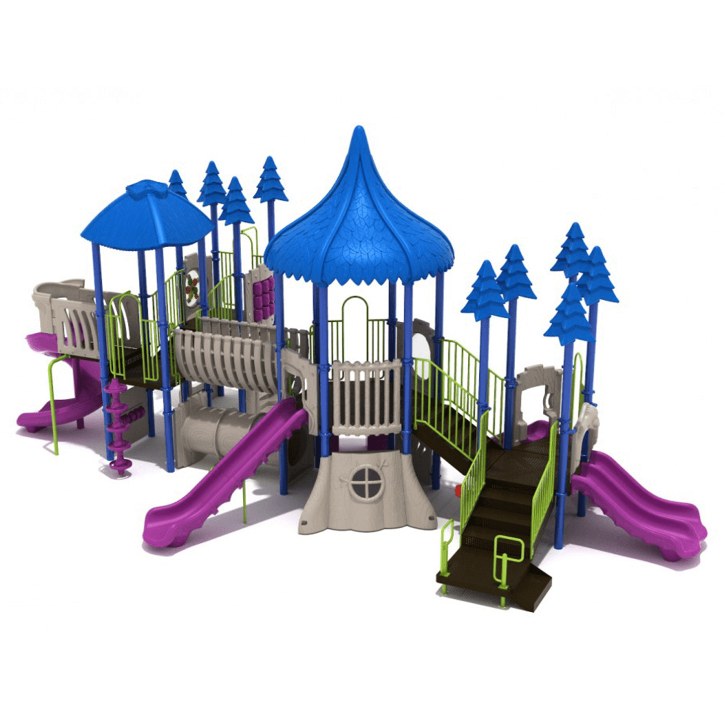 Mighty Macaw Large HOA Playground Equipment - Ages 2 to 12 Years ...