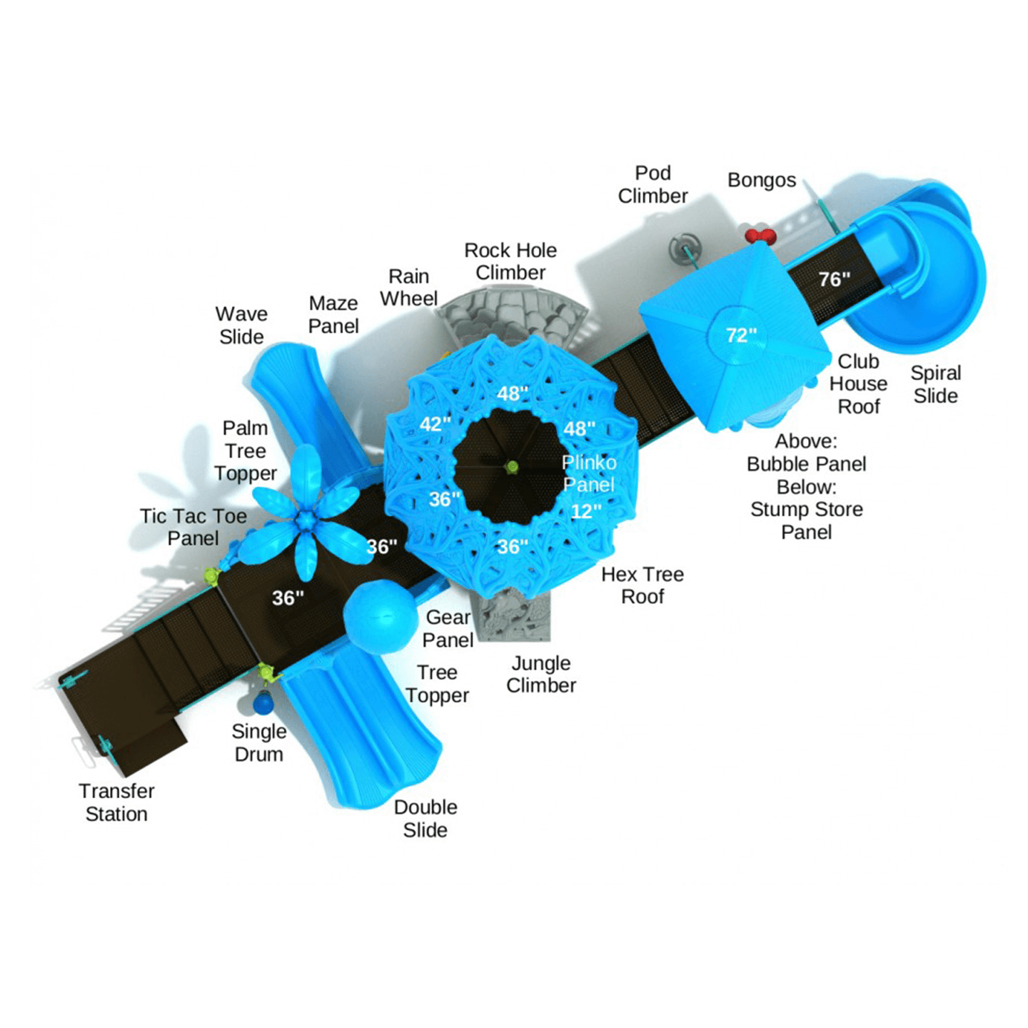 Romping Rhino Playground Furniture Leisure