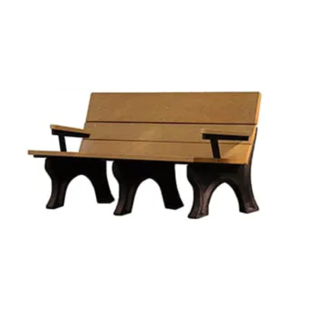 ADA Traditional Recycled Plastic Bench - Furniture Leisure