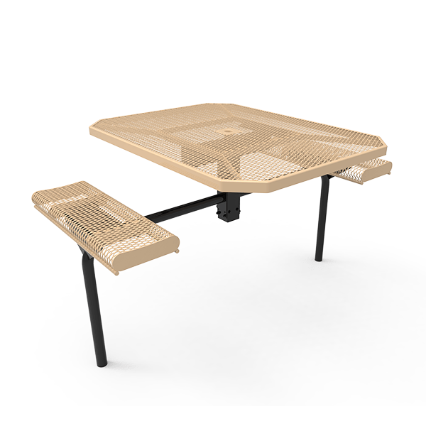 RHINO 46” Nexus Octagon Thermoplastic Polyolefin Coated ADA Picnic ...