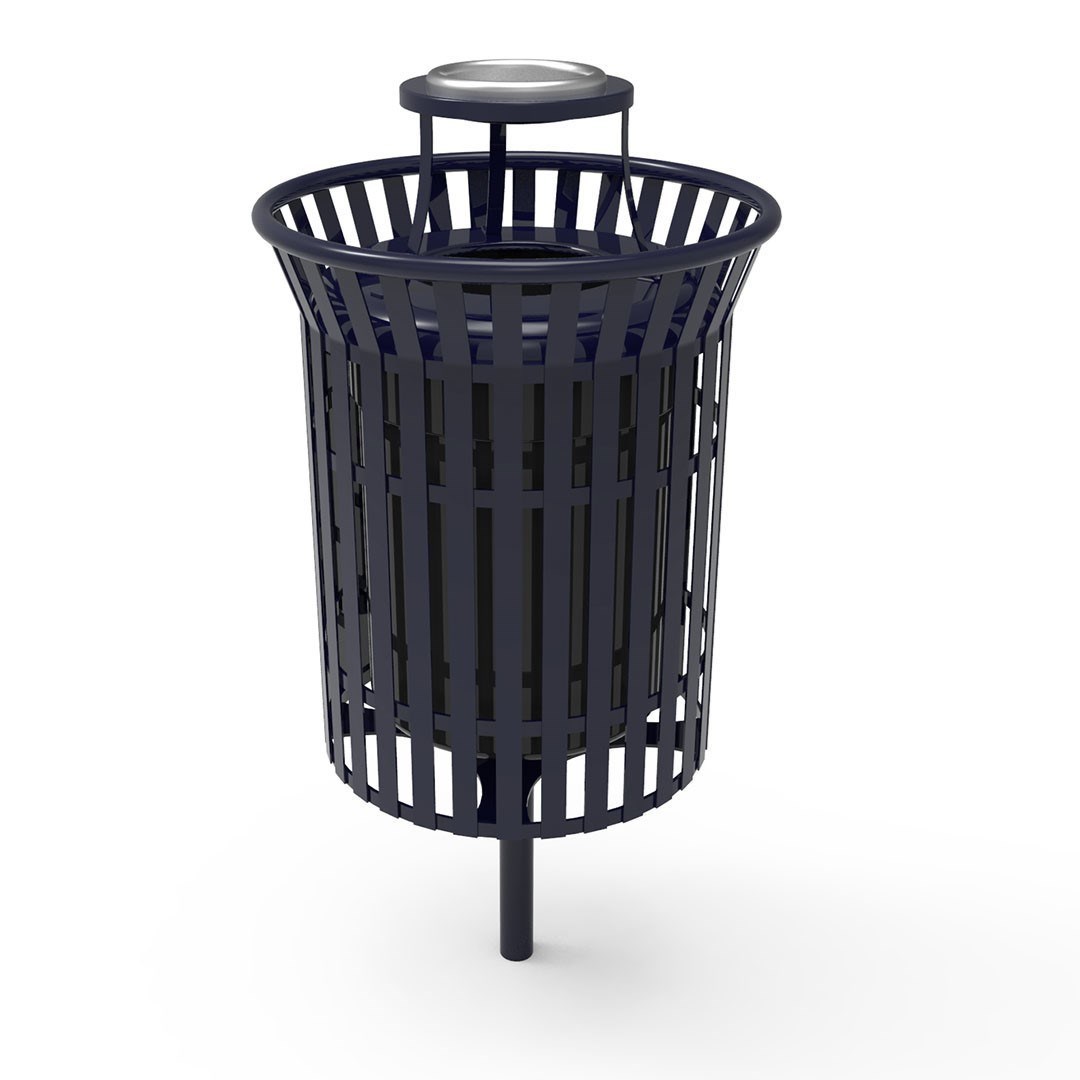 32‑Gallon Rhino Skyline Flare Top Trash Can with Side Opening ...