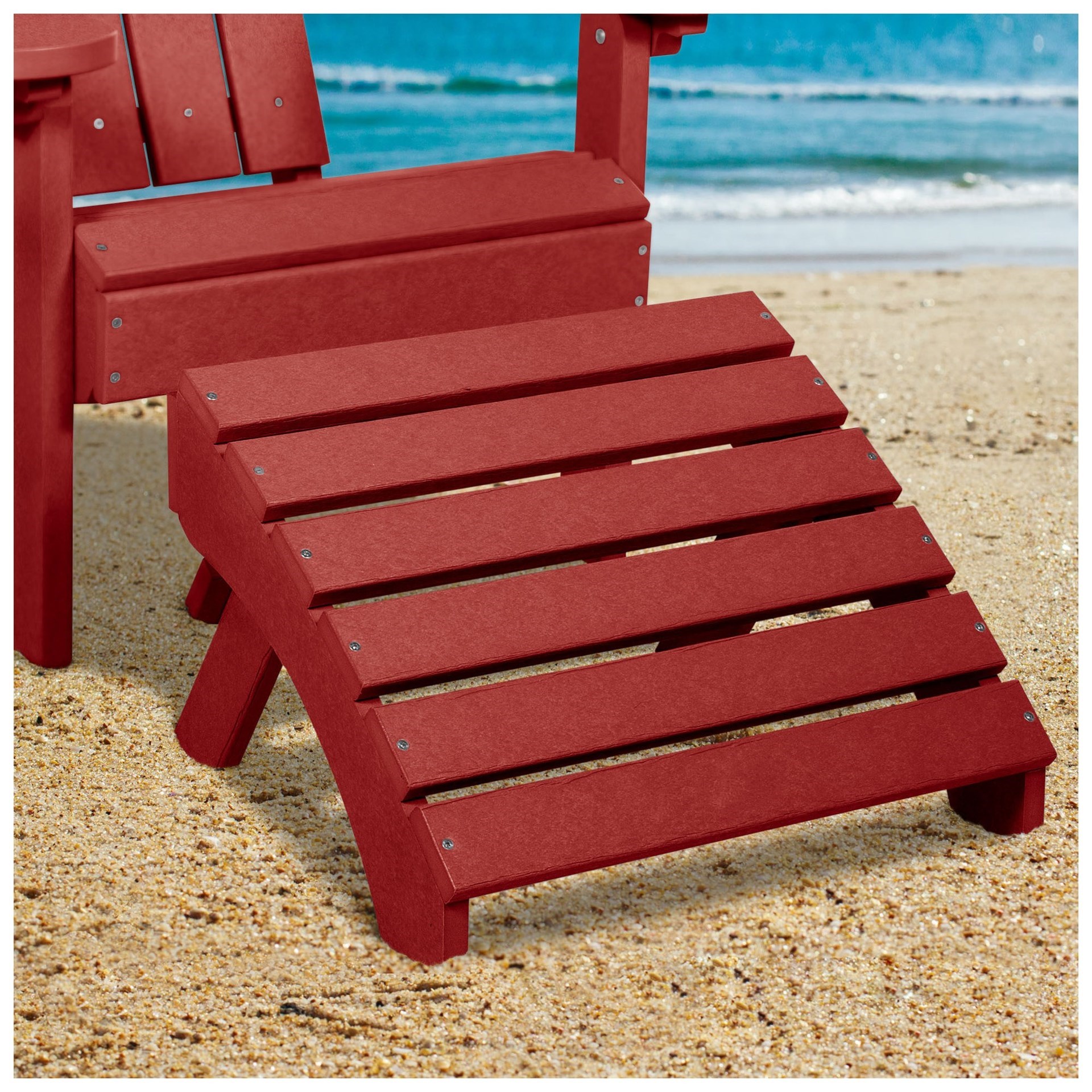 Adirondack Folding Ottoman - Furniture Leisure