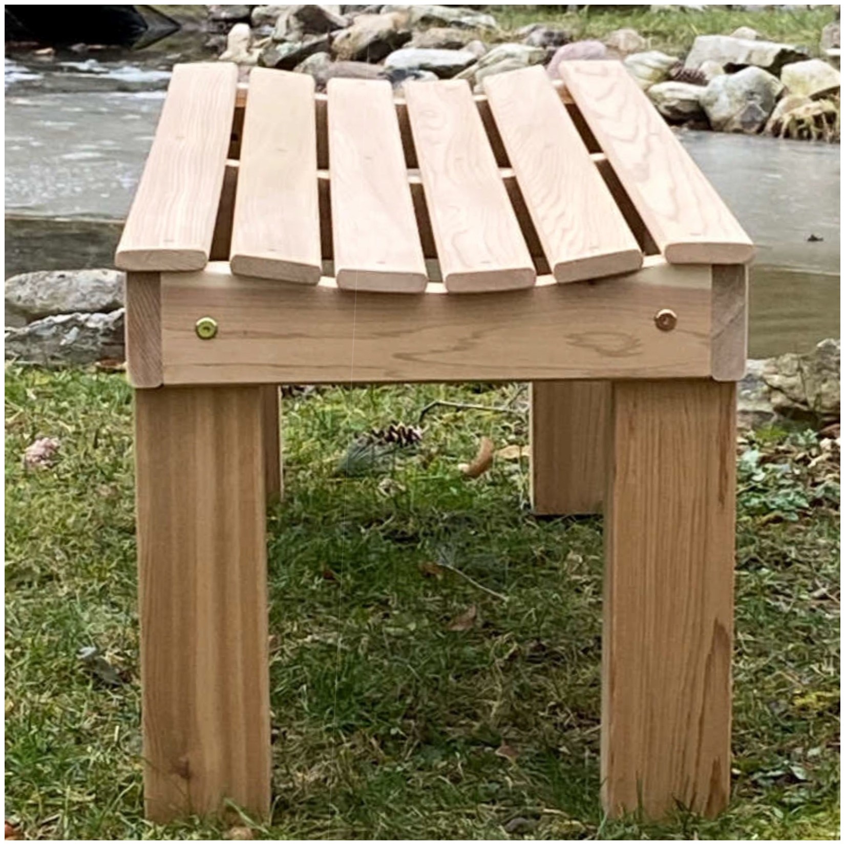 4 ft Courtyard Cedar Bench – Furniture Leisure