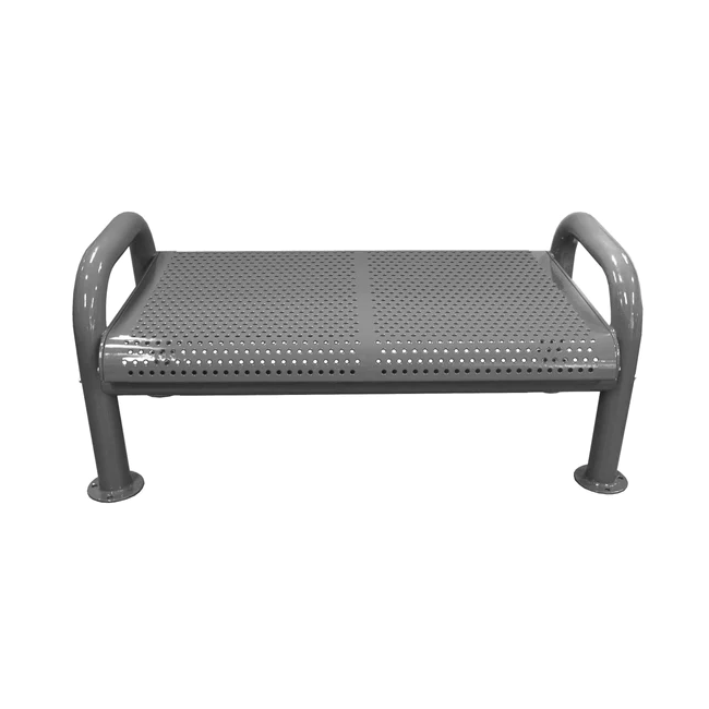 Backless Perforated Bench – Furniture Leisure