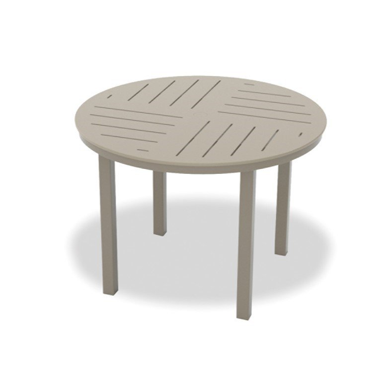 42″ Round Dash MGP Dining Table with Parson Legs – Furniture Leisure