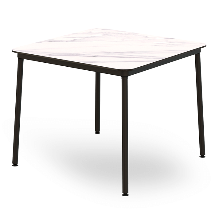 Square Hub HPL Top Dining Table – Furniture Leisure