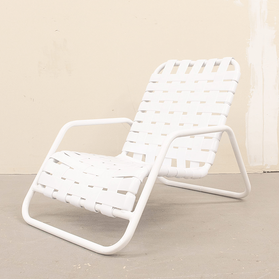 St. Maarten II Stackable Crossweave Vinyl Strap Beach Sand Chair - 9 ...