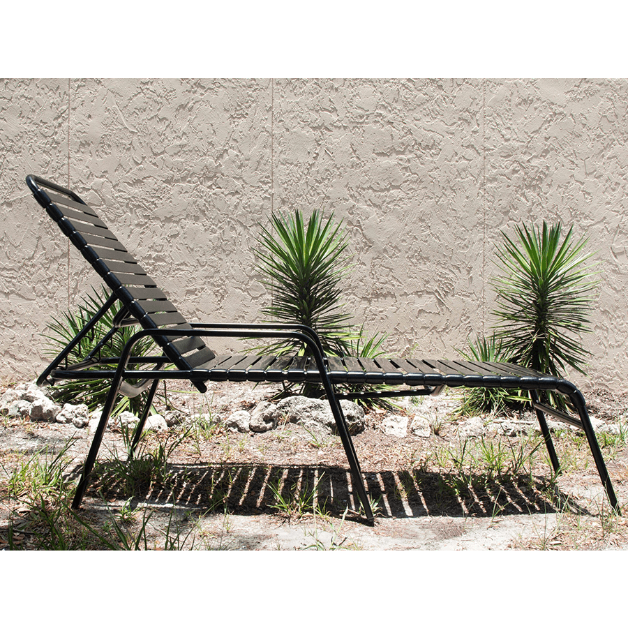 Resort Elevated Stackable Vinyl Strap Chaise Lounge – Furniture Leisure