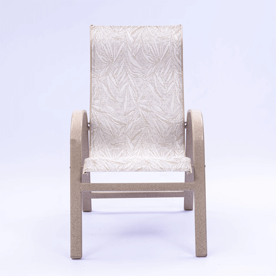 Waterfront Stackable Sling High Back Dining Patio Chair – Furniture Leisure